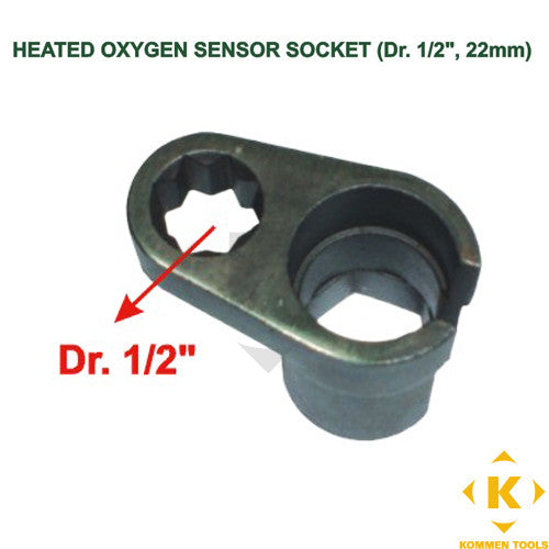 Heated Oxygen Sensor Socket (1/2" Drive, 22mm) Benz, Ford, BMW, Toyota ...