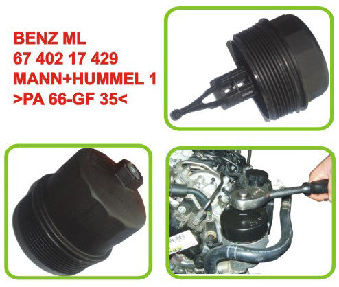 Mercedes Benz Oil Filter Socket Cap Wrench 14 flats 84mm – Kommen Tools ...